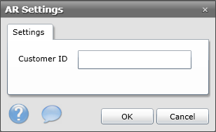 Configuring the AR Customer ID