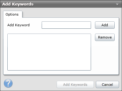 Globally Adding Keywords