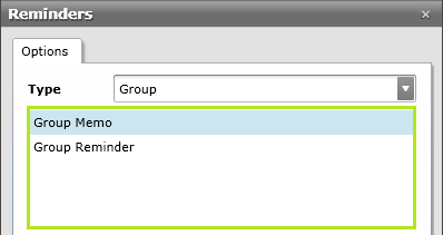 Manually Generating Group Reminders